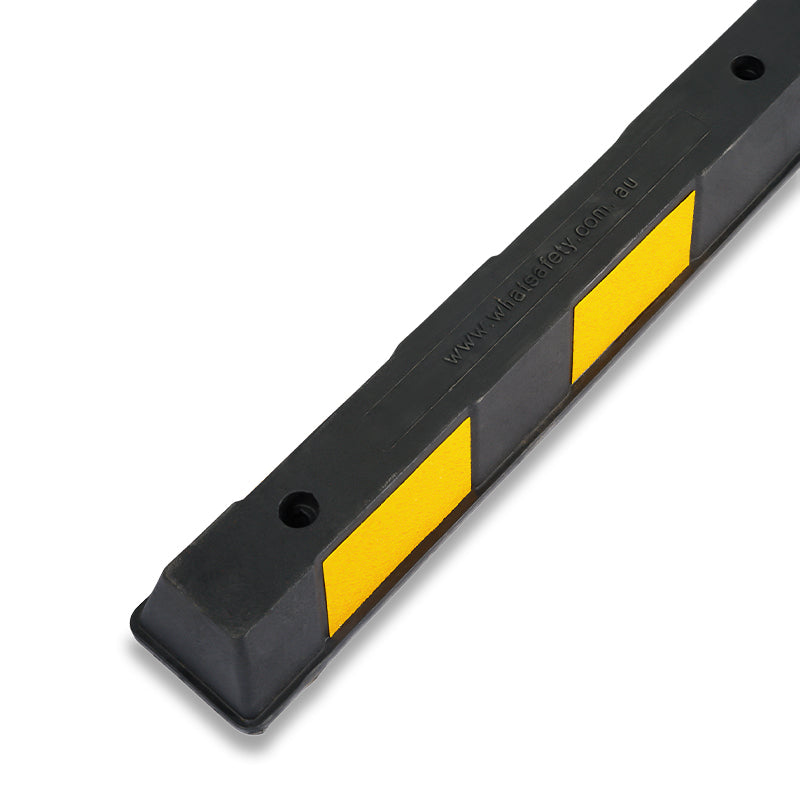 PREMIUM WHEEL STOP VULCANIZED RUBBER - 1650MM — What Safety?